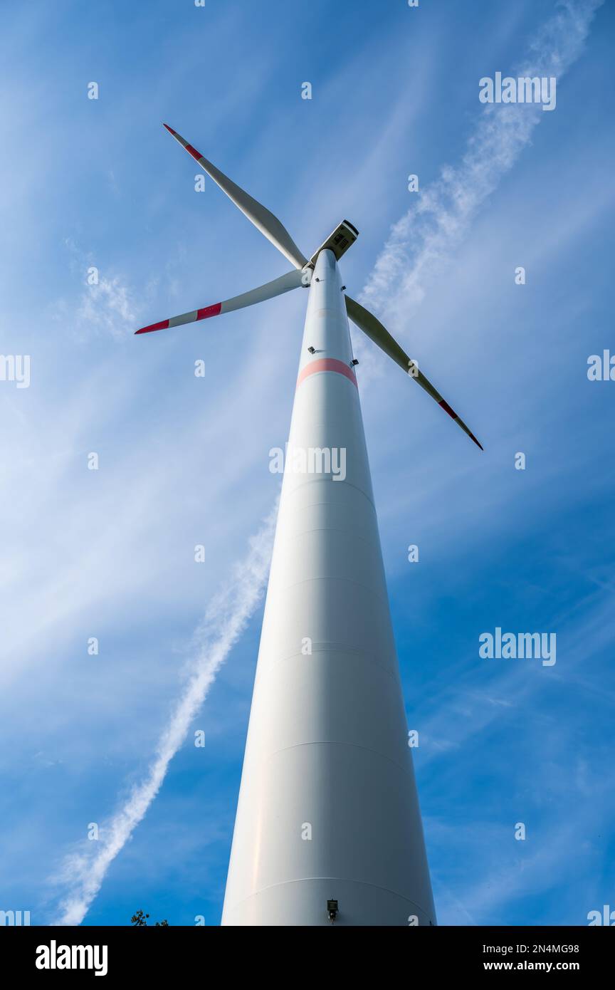 Spinning wind turbine close up hi-res stock photography and images - Alamy