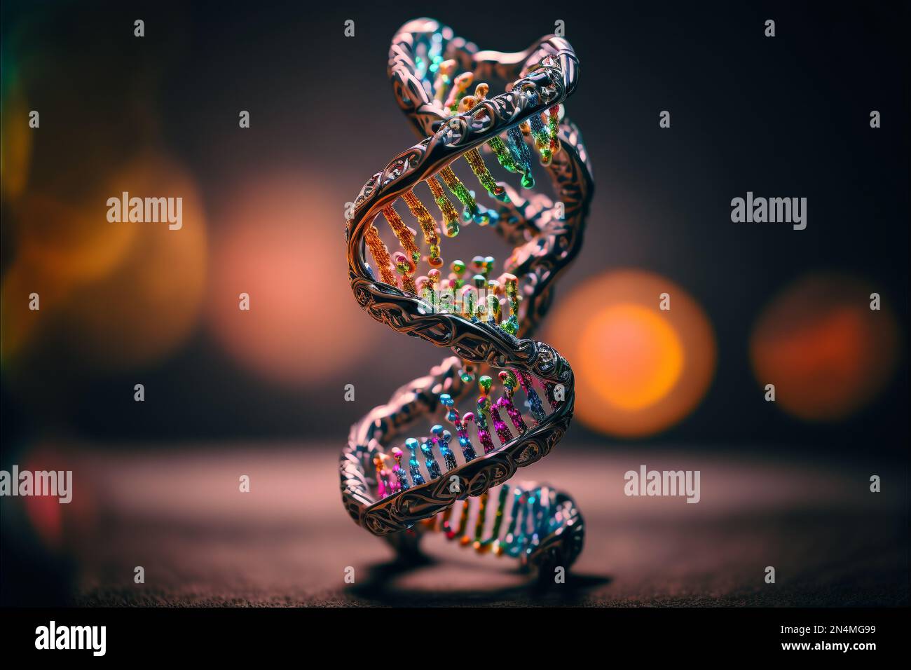 DNA Futuristic digital background, Abstract background for Science and ...