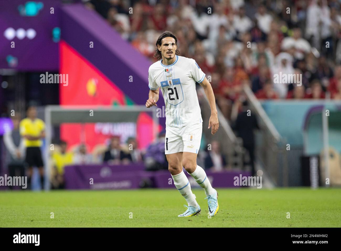Lusail Stadium, Qatar. 28th Nov, 2022. Edison Cavani (Uruguay) seen in ...