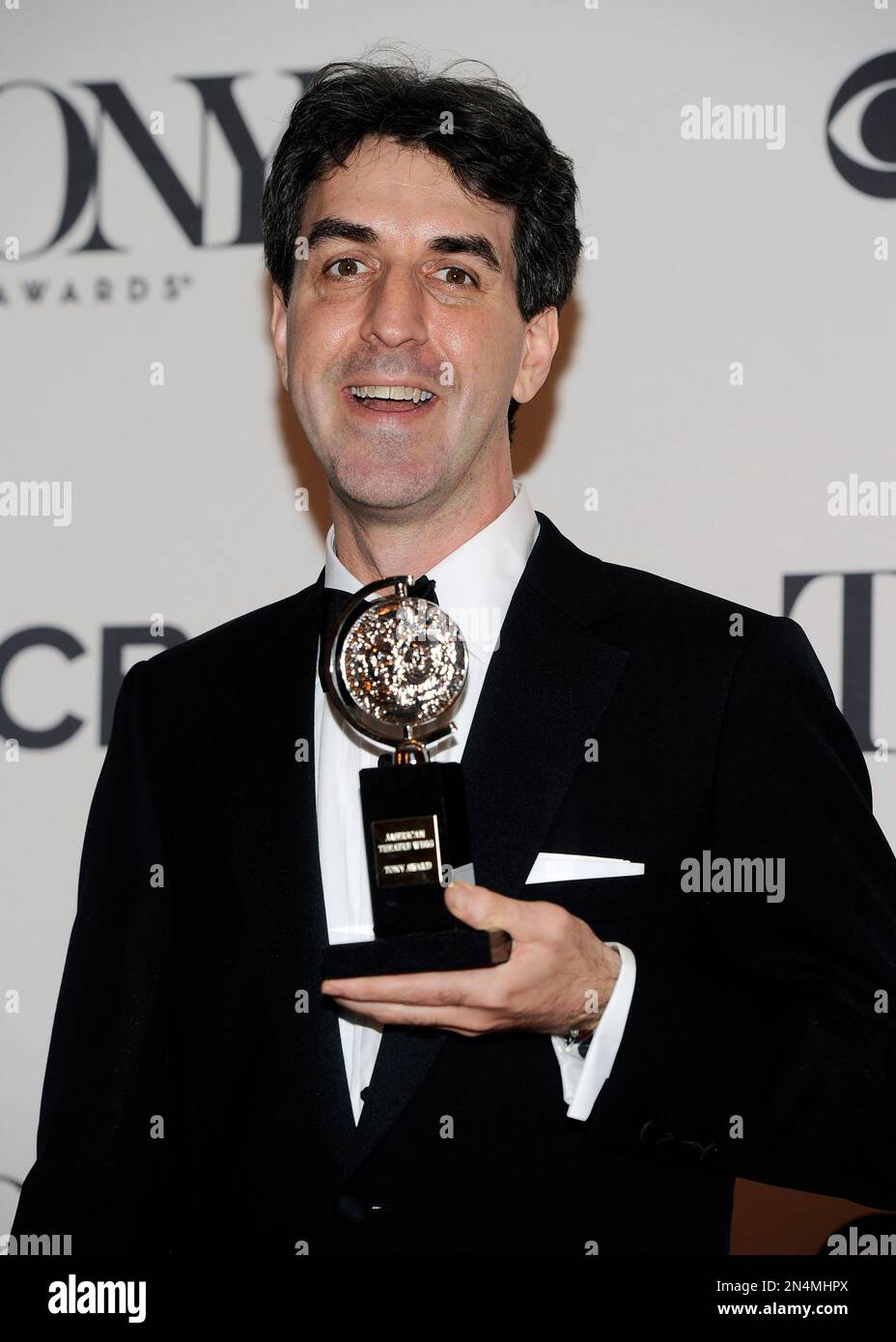Jason Robert Brown poses with his award for best original score for ...