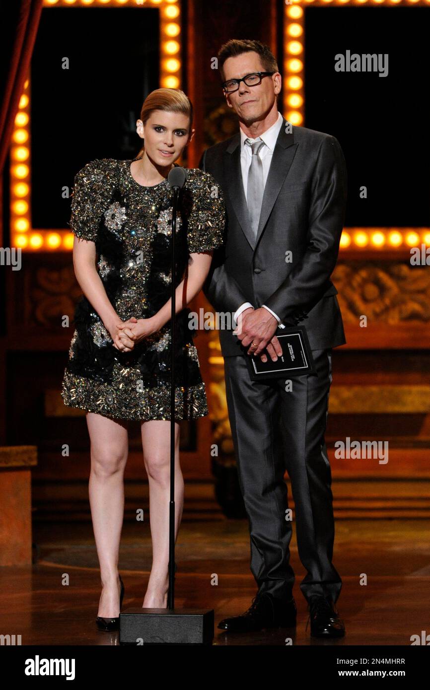 Actress Kate Mara and actor Kevin Bacon speak onstage at the 68th ...