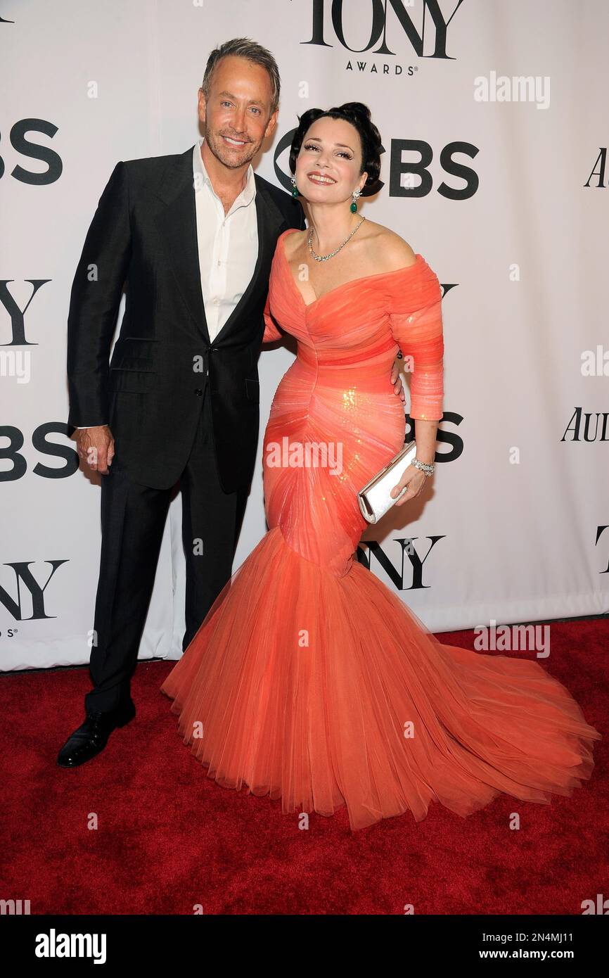 Fran Drescher and guest arrives at the 68th annual Tony Awards at Radio ...