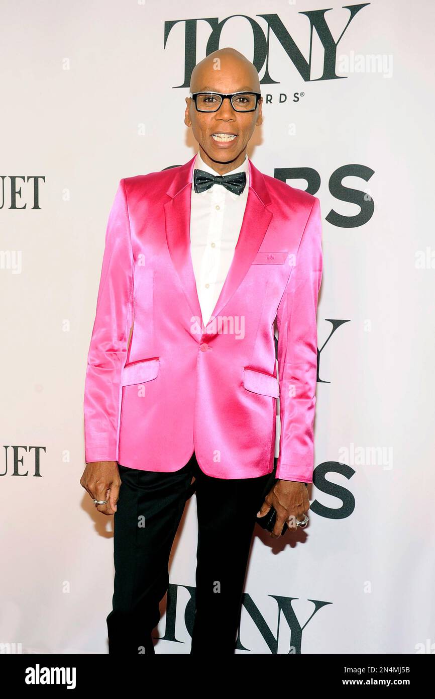 RuPaul arrives at the 68th annual Tony Awards at Radio City Music Hall on Sunday, June 8, 2014 ...