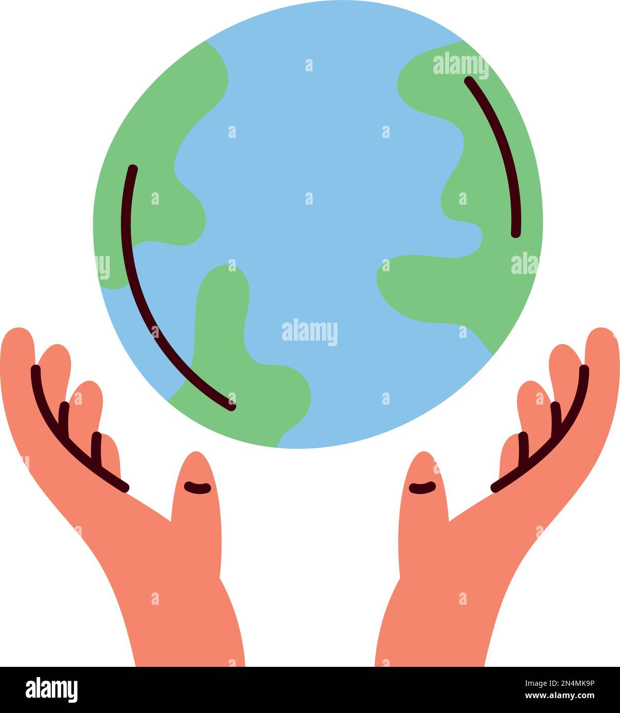 hands lifting planet earth icon Stock Vector Image & Art - Alamy