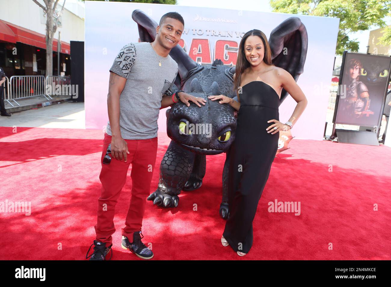 Cory Hardrict and Tia Mowry seen at the Twentieth Century Fox and ...