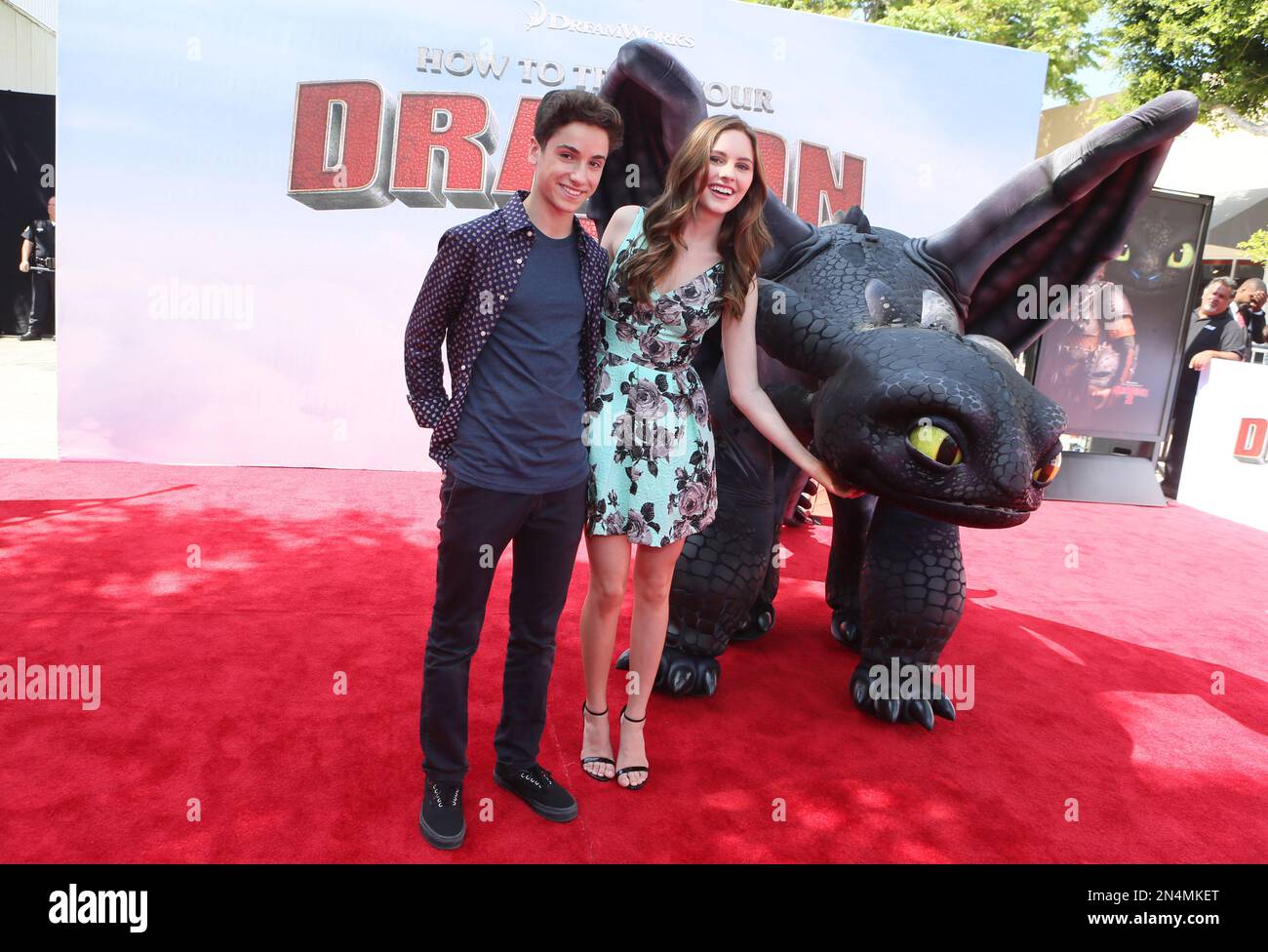 Teo Halm and Ella Wahlestedt seen at the Twentieth Century Fox and ...