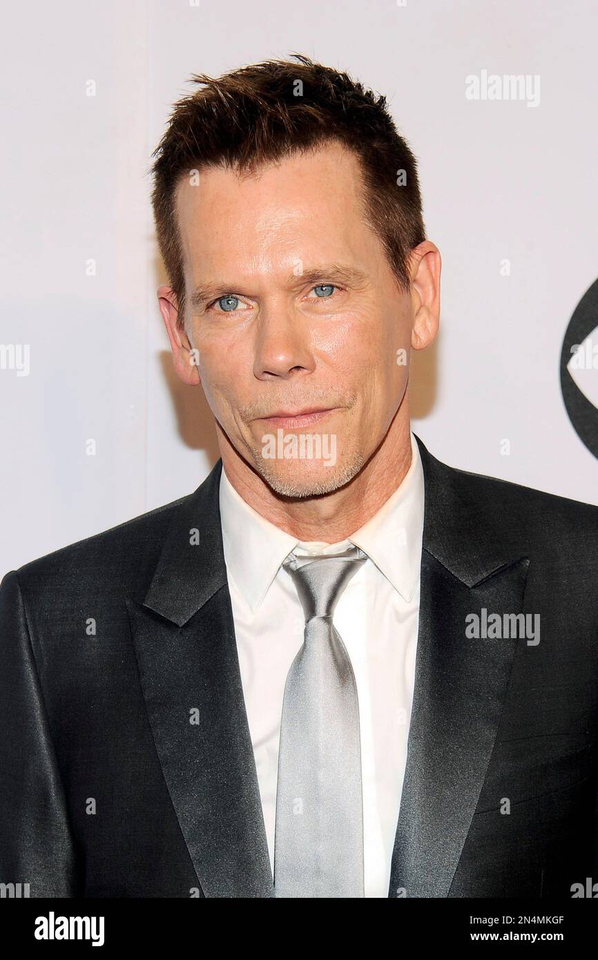 Actor Kevin Bacon arrives at the 68th annual Tony Awards at Radio City ...