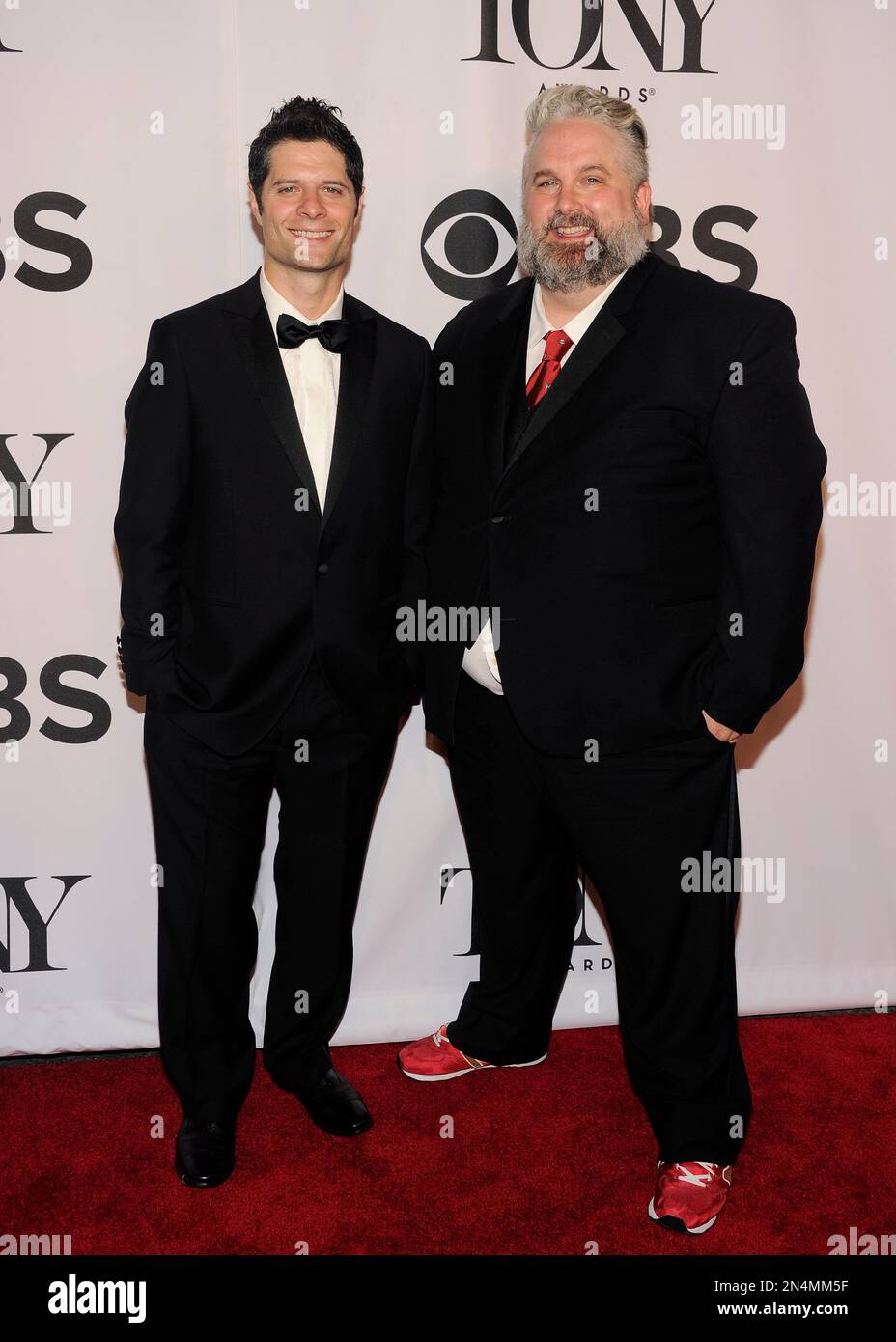 Tom Kitt and Brian Yorkey arrives at the 68th annual Tony Awards at ...