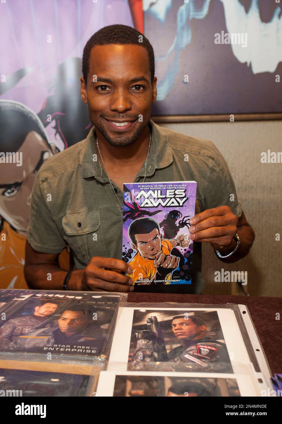 Actor Anthony Montgomery during the Creation Entertainment's Official ...