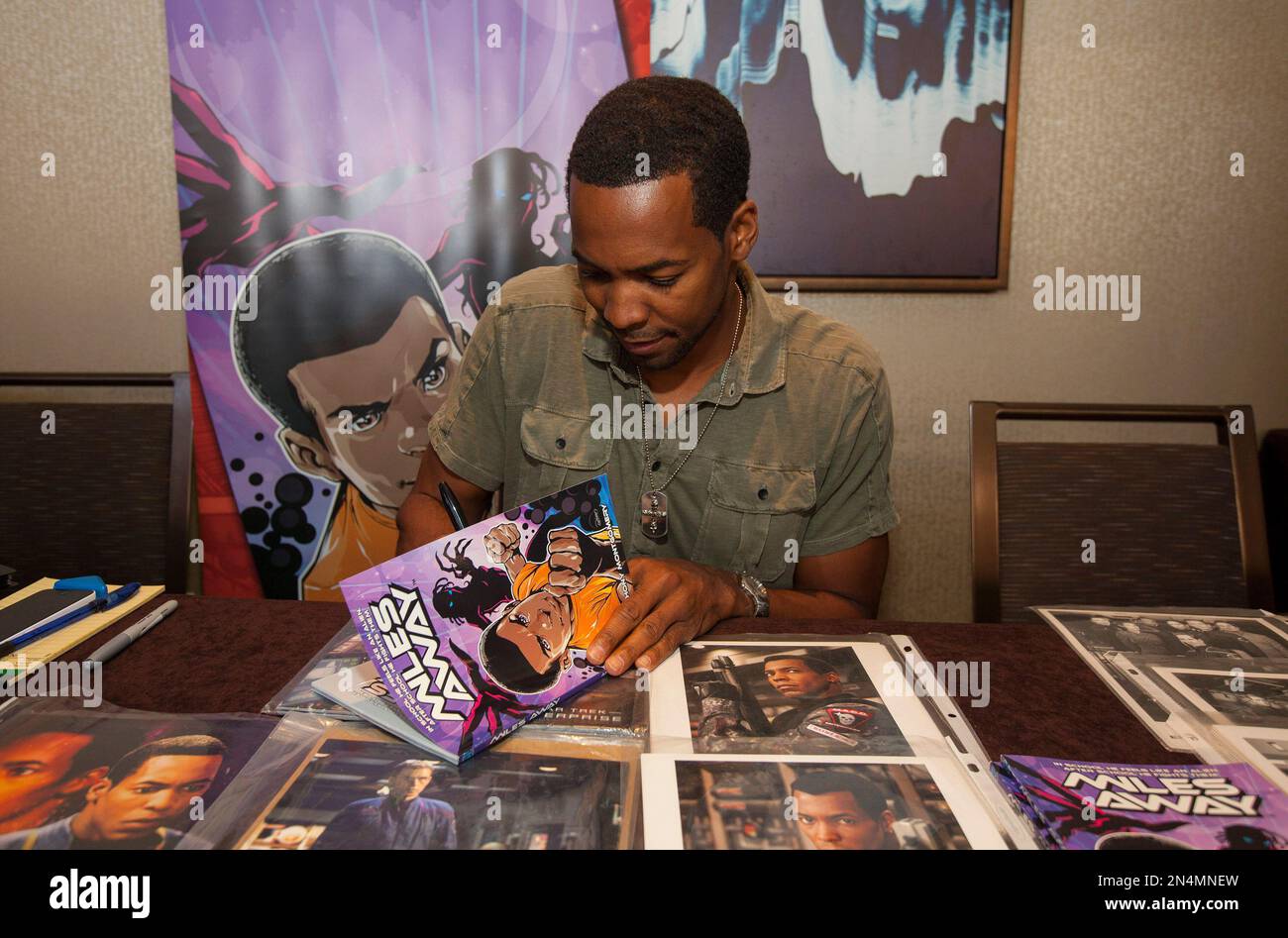 Actor Anthony Montgomery during the Creation Entertainment's Official ...