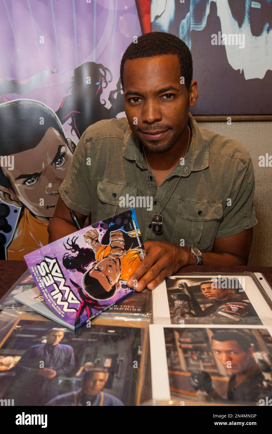 Actor Anthony Montgomery during the Creation Entertainment's Official ...