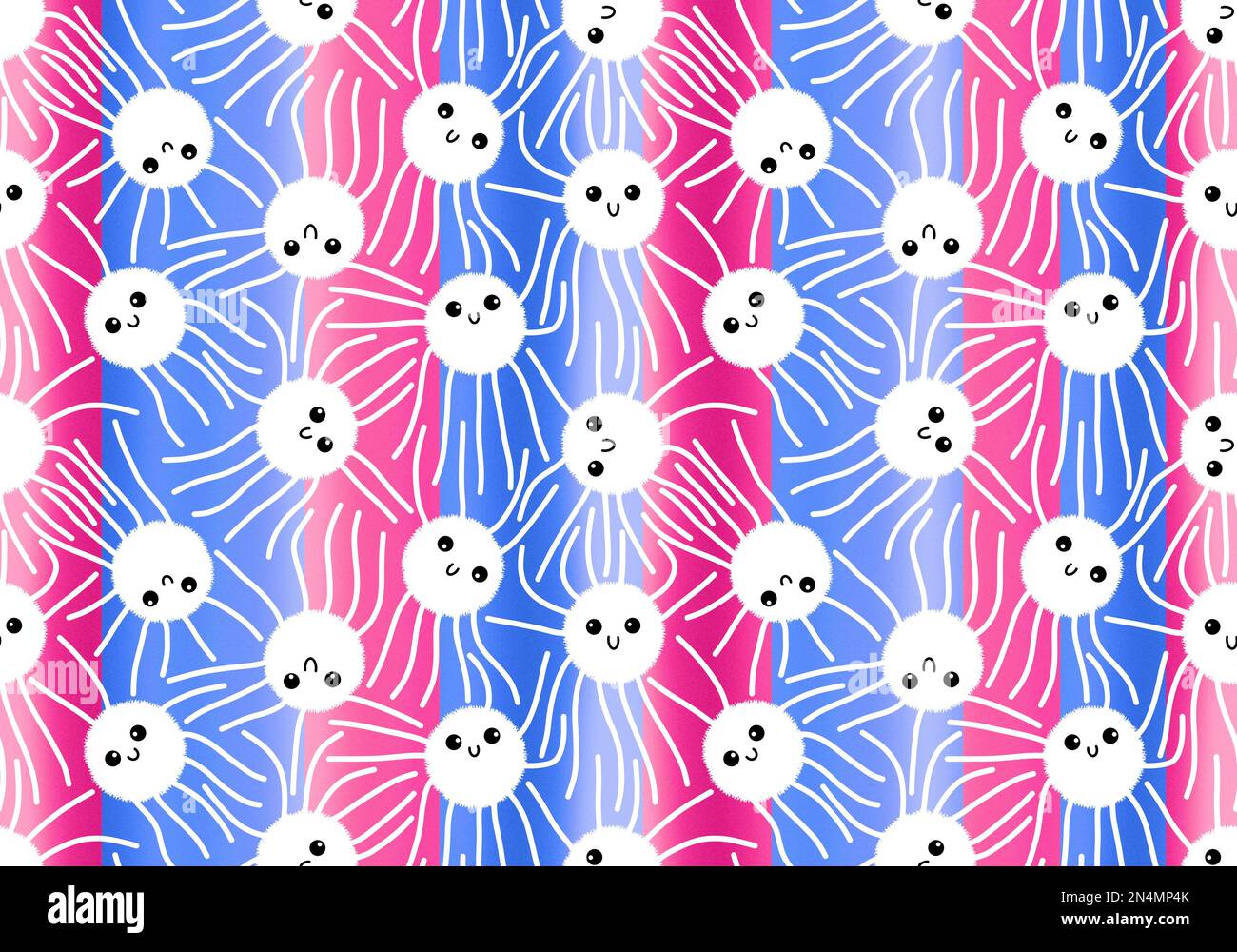 Cartoon geometric aliens seamless monster square pattern for wrapping ...