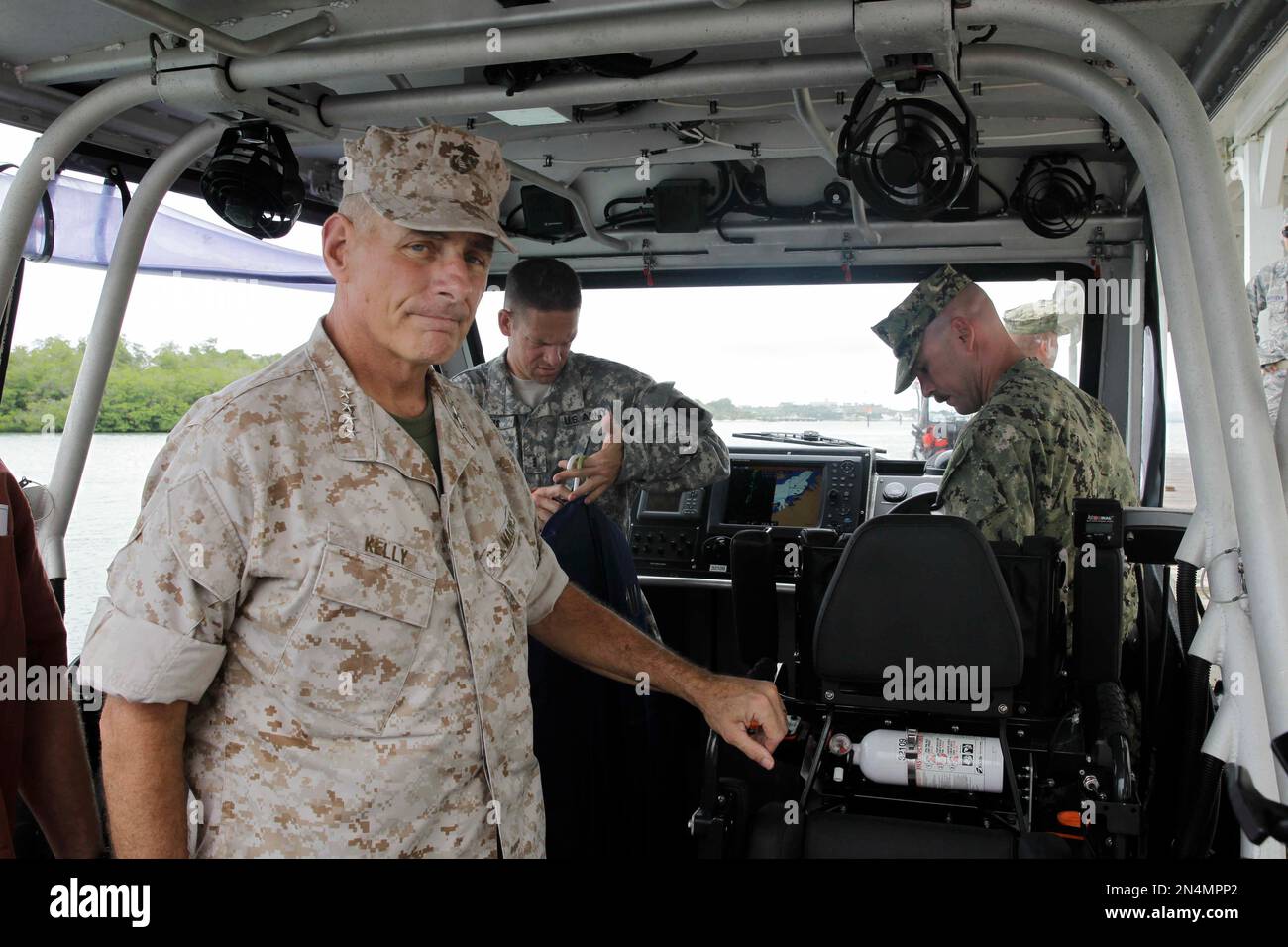 Marine Gen. John F. Kelly, the commander of U.S. Southern Command ...