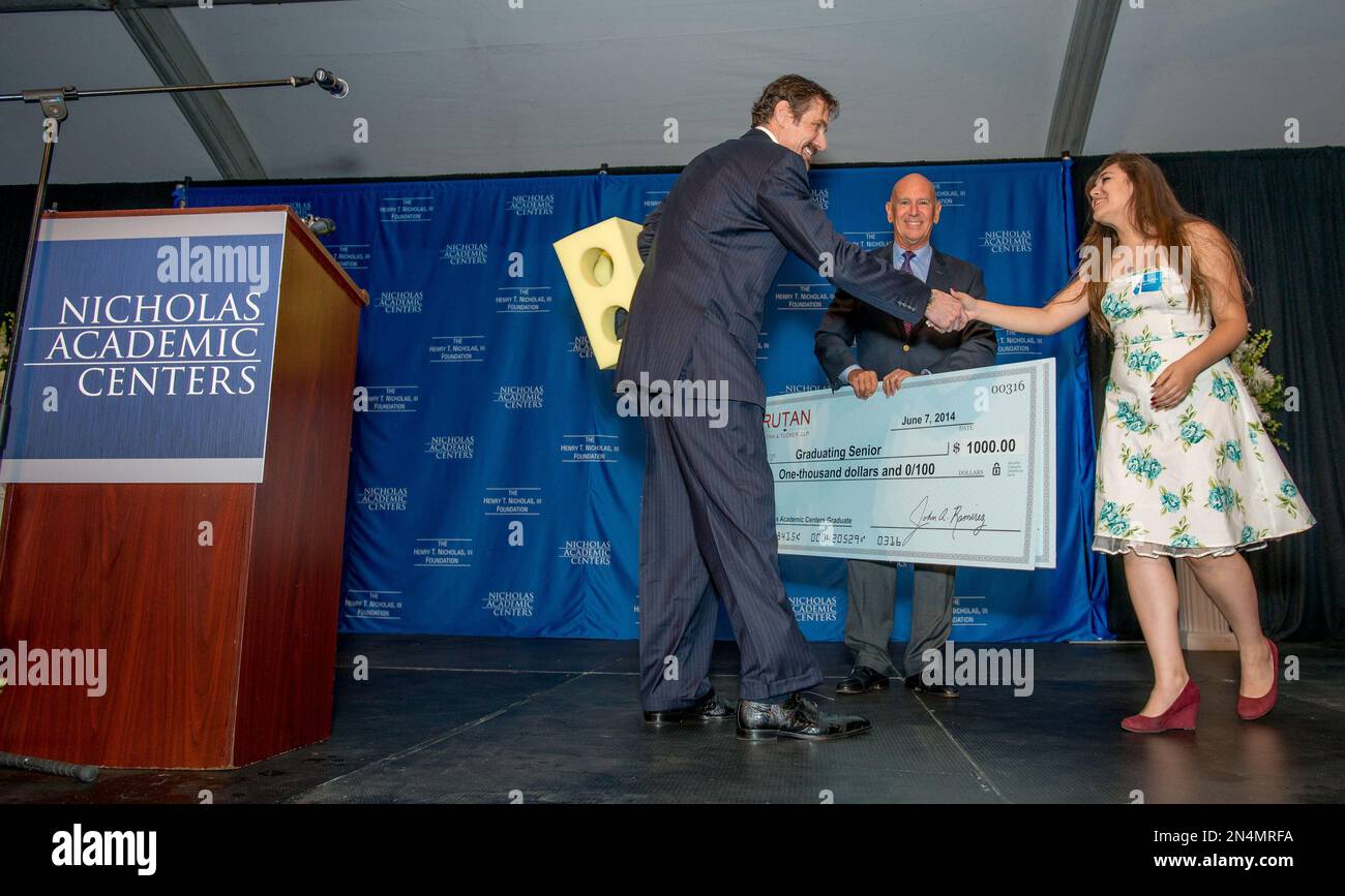during the Nicholas Academic Center Graduation in Newport Beach, Calif ...