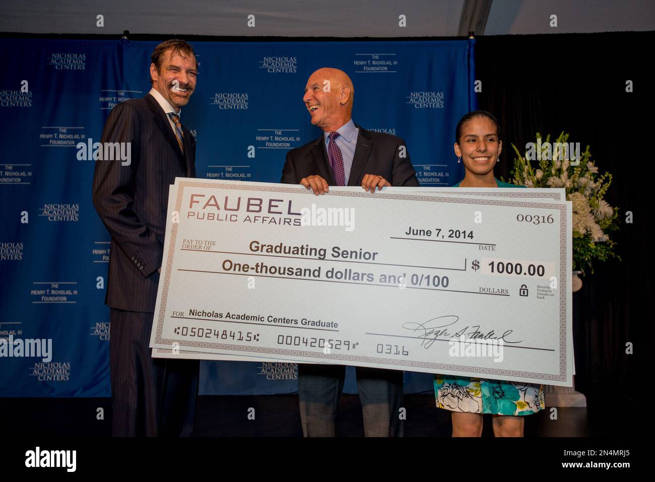 during the Nicholas Academic Center Graduation in Newport Beach, Calif ...
