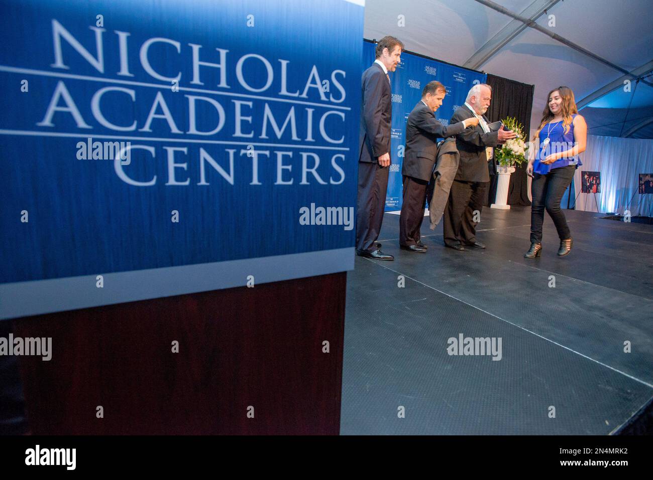 during the Nicholas Academic Center Graduation in Newport Beach, Calif ...