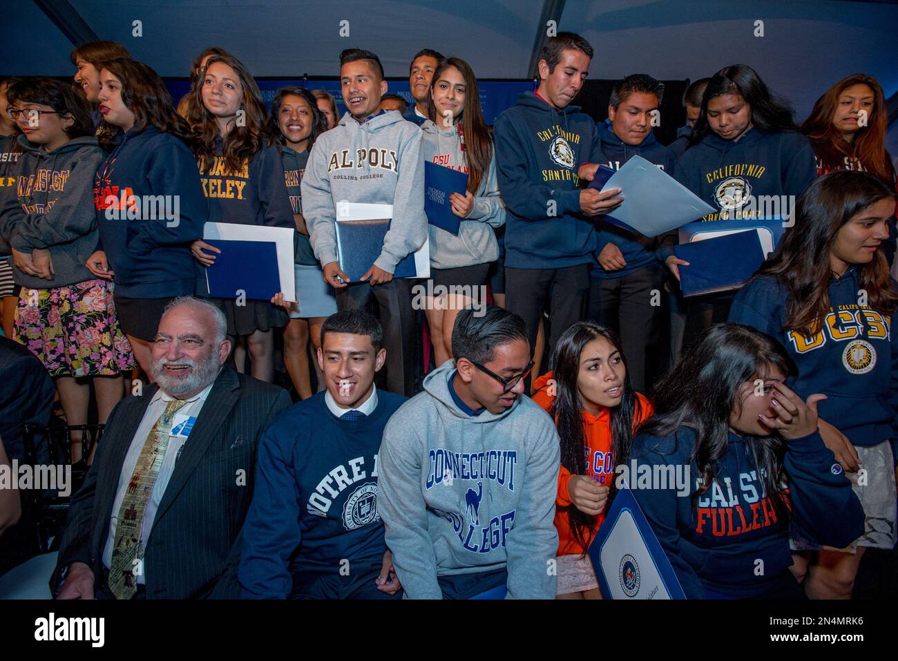 during the Nicholas Academic Center Graduation in Newport Beach, Calif ...