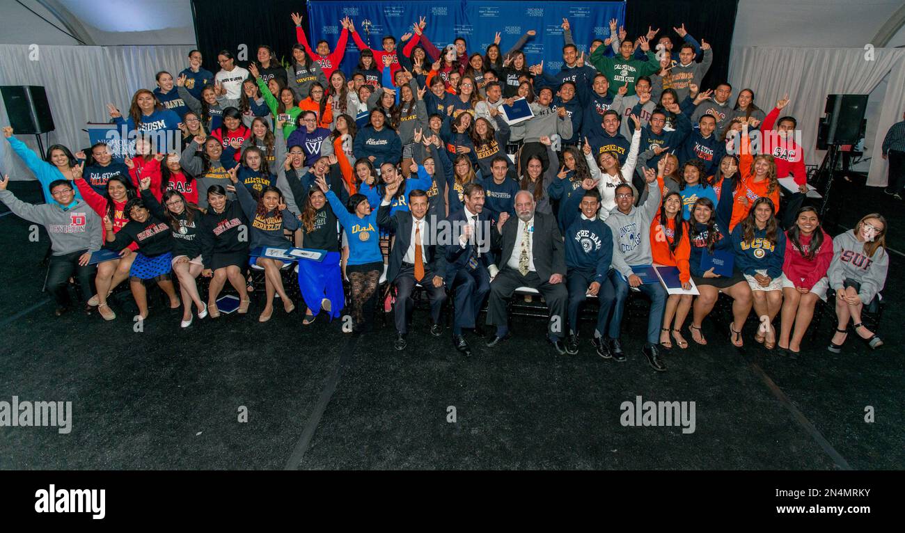 during the Nicholas Academic Center Graduation in Newport Beach, Calif ...