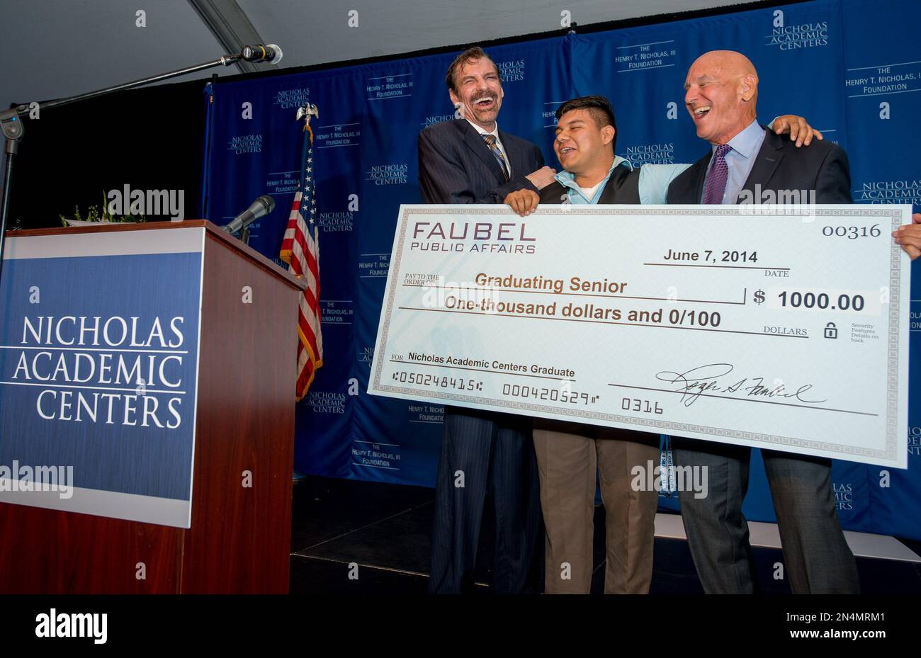 during the Nicholas Academic Center Graduation in Newport Beach, Calif ...