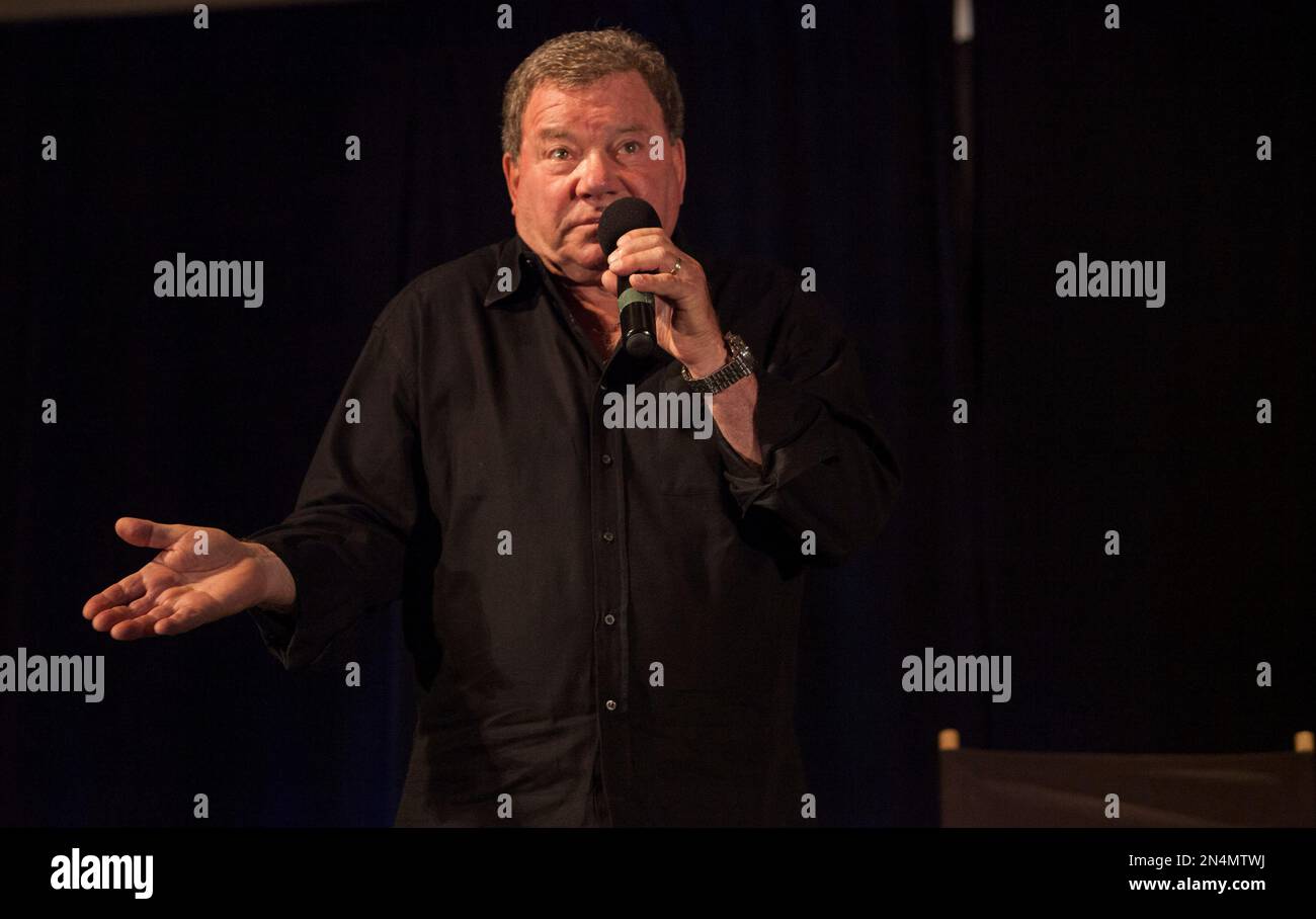 Actor William Shatner during at the Creation Entertainment's Official ...