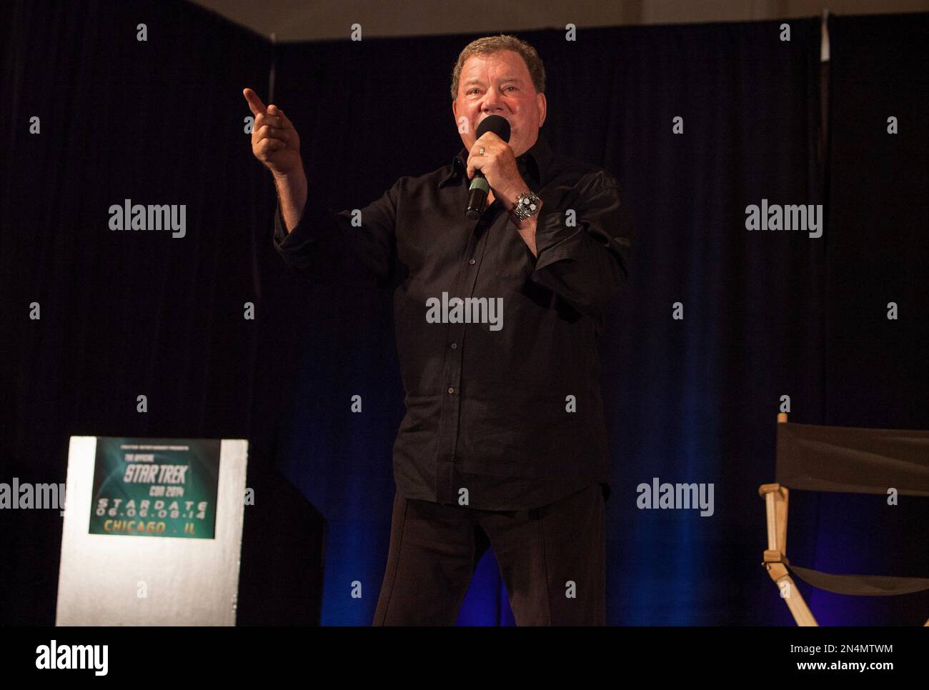 Actor William Shatner during at the Creation Entertainment's Official ...