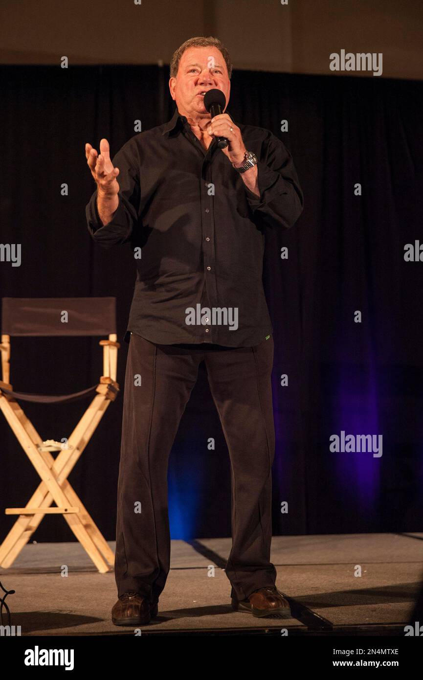 Actor William Shatner during at the Creation Entertainment's Official ...