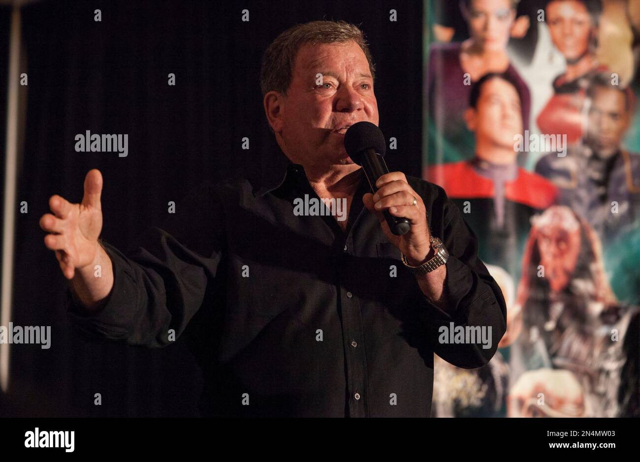 Actor William Shatner during at the Creation Entertainment's Official ...