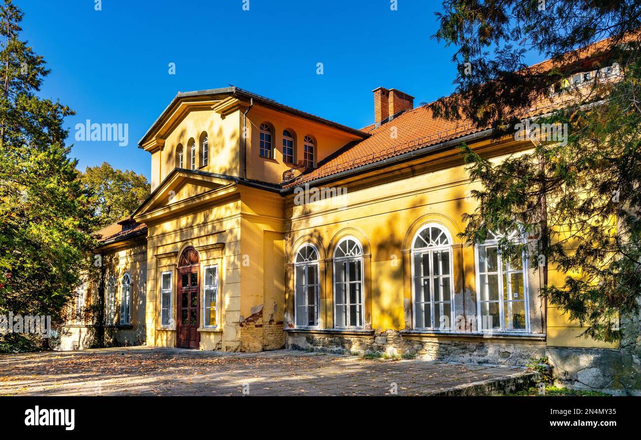 Andrychow, Poland - October 10, 2022: Bobrowski Palace known as Palac ...