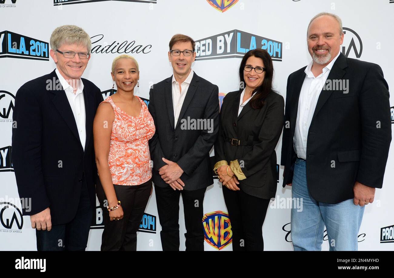 From left, Jay Roewe, Yolanda Cochran, Peter Wentzel, Georgia Kacandes ...