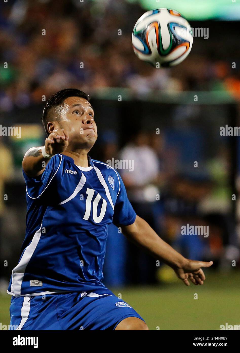 El Salvador midfielder Jamie Alas (10) during the second half of a ...