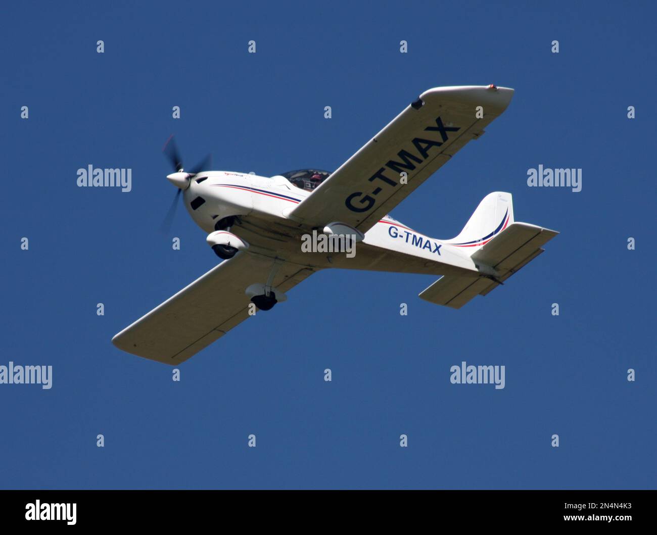 An Evektor SportStar Max light aircraft departing Sandown airfield Isle ...