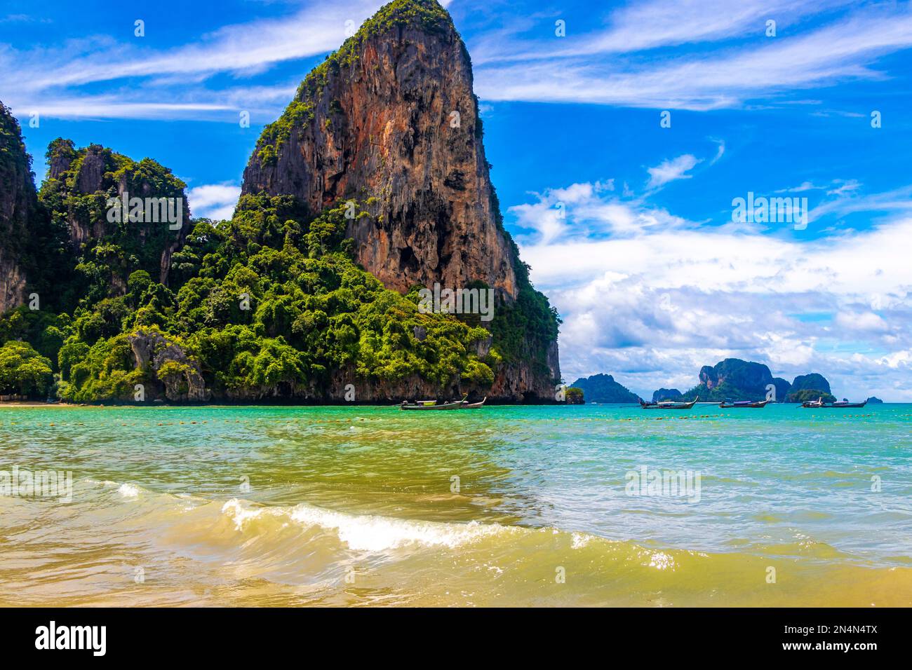 Tropical beach railey in thailand hi-res stock photography and images ...