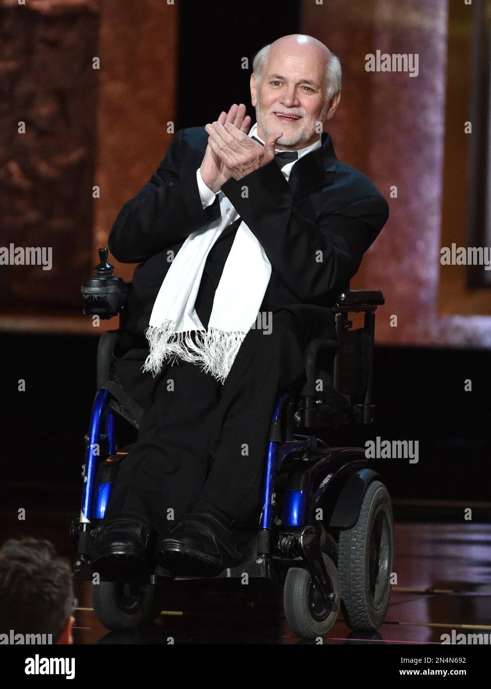 Ron Kovic speaks on stage at the 42nd AFI Lifetime Achievement Award ...