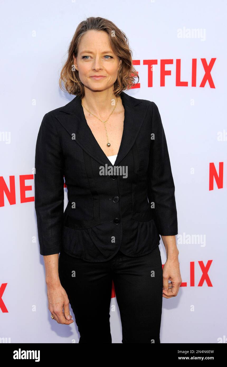 Actress/director Jodie Foster poses before Netflix's "Women Ruling TV ...