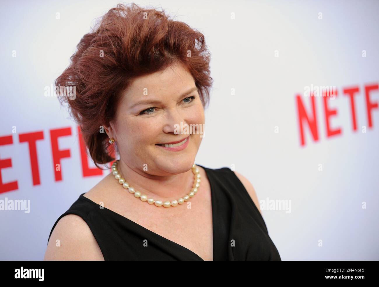 Actress Kate Mulgrew poses at Netflix's "Women Ruling TV" panel ...