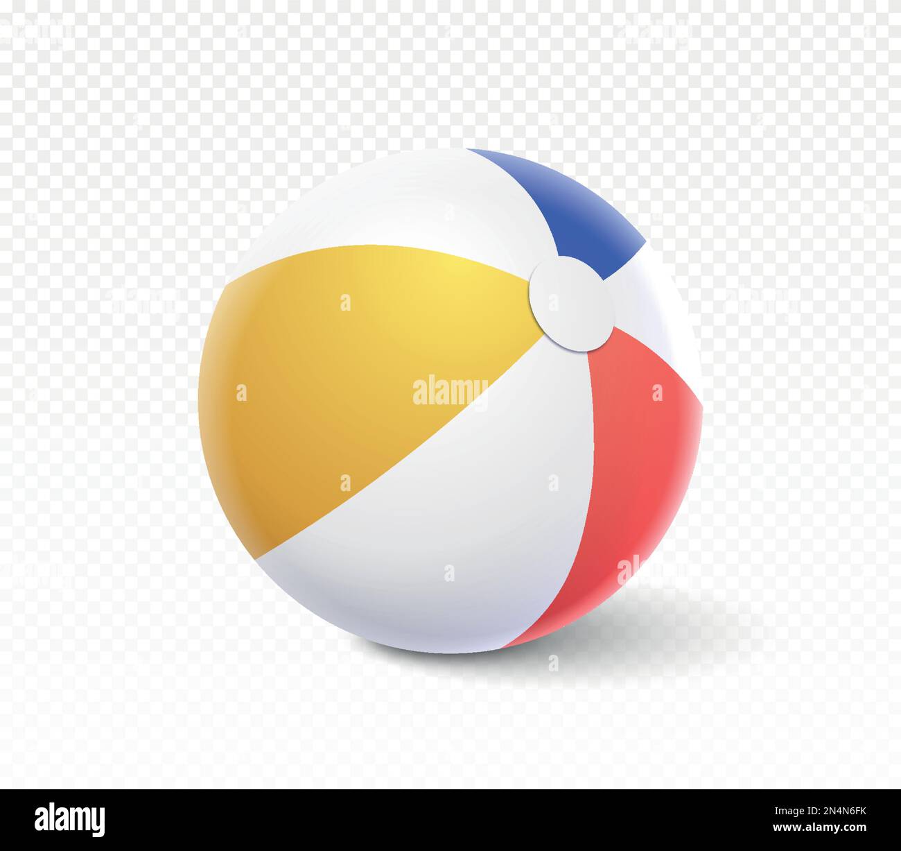 Realistic beach ball Stock Vector Image & Art - Alamy