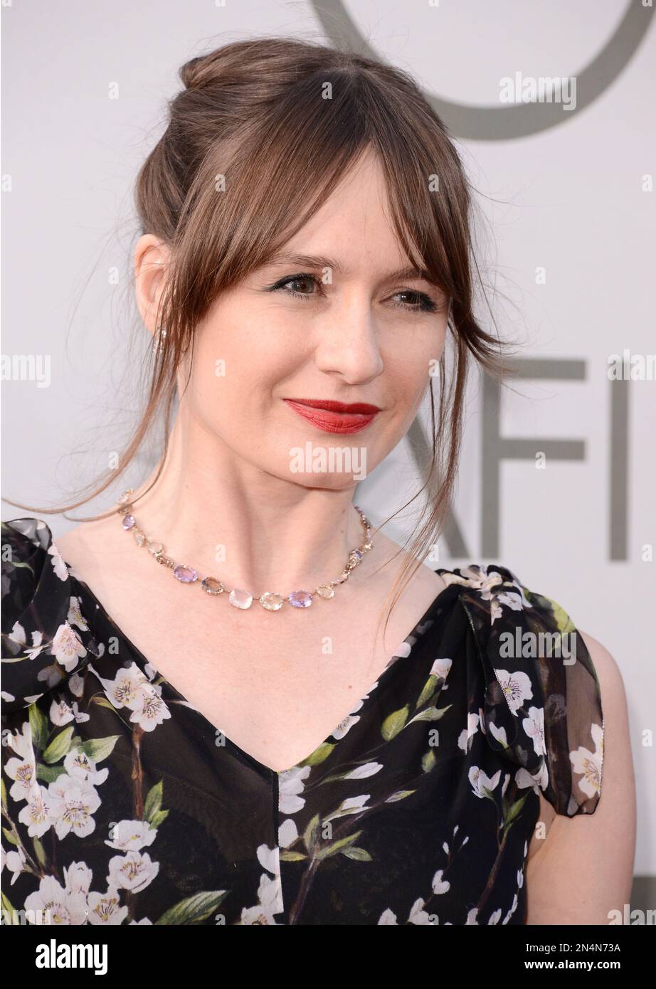 Emily Mortimer arrives at the 42nd AFI Lifetime Achievement Award ...