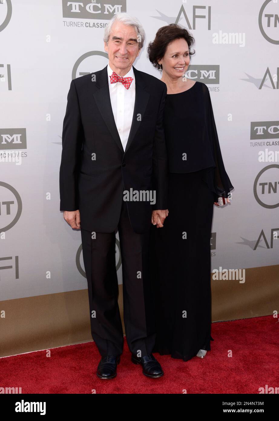 Sam Waterston, left, and Lynn Louisa Woodruff arrive at the 42nd AFI ...