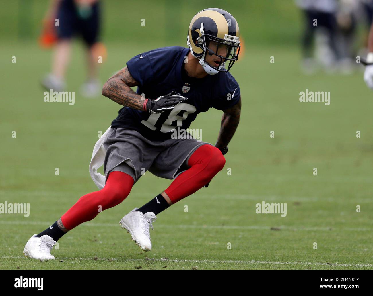 St. Louis Rams wide receiver Austin Pettis runs a route during an ...