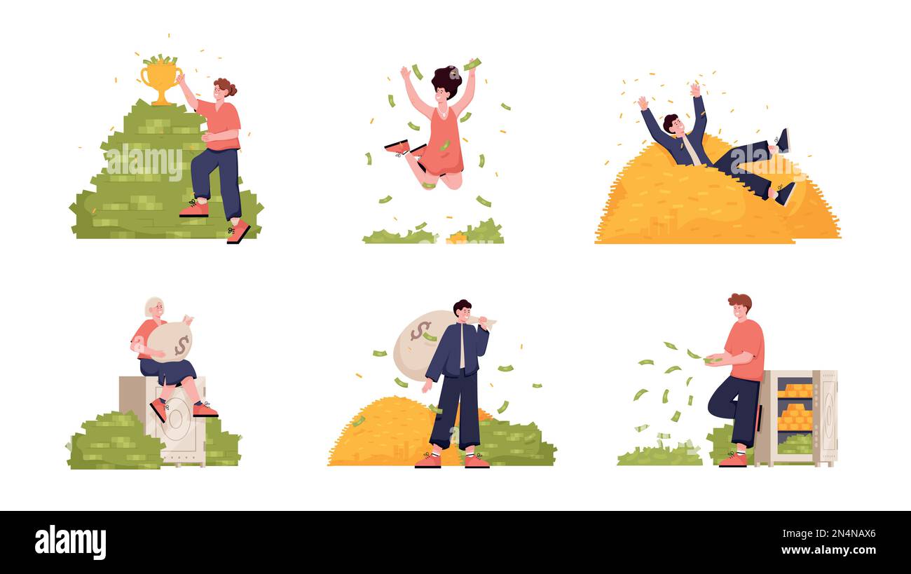 Very wealthy people Cut Out Stock Images & Pictures - Alamy