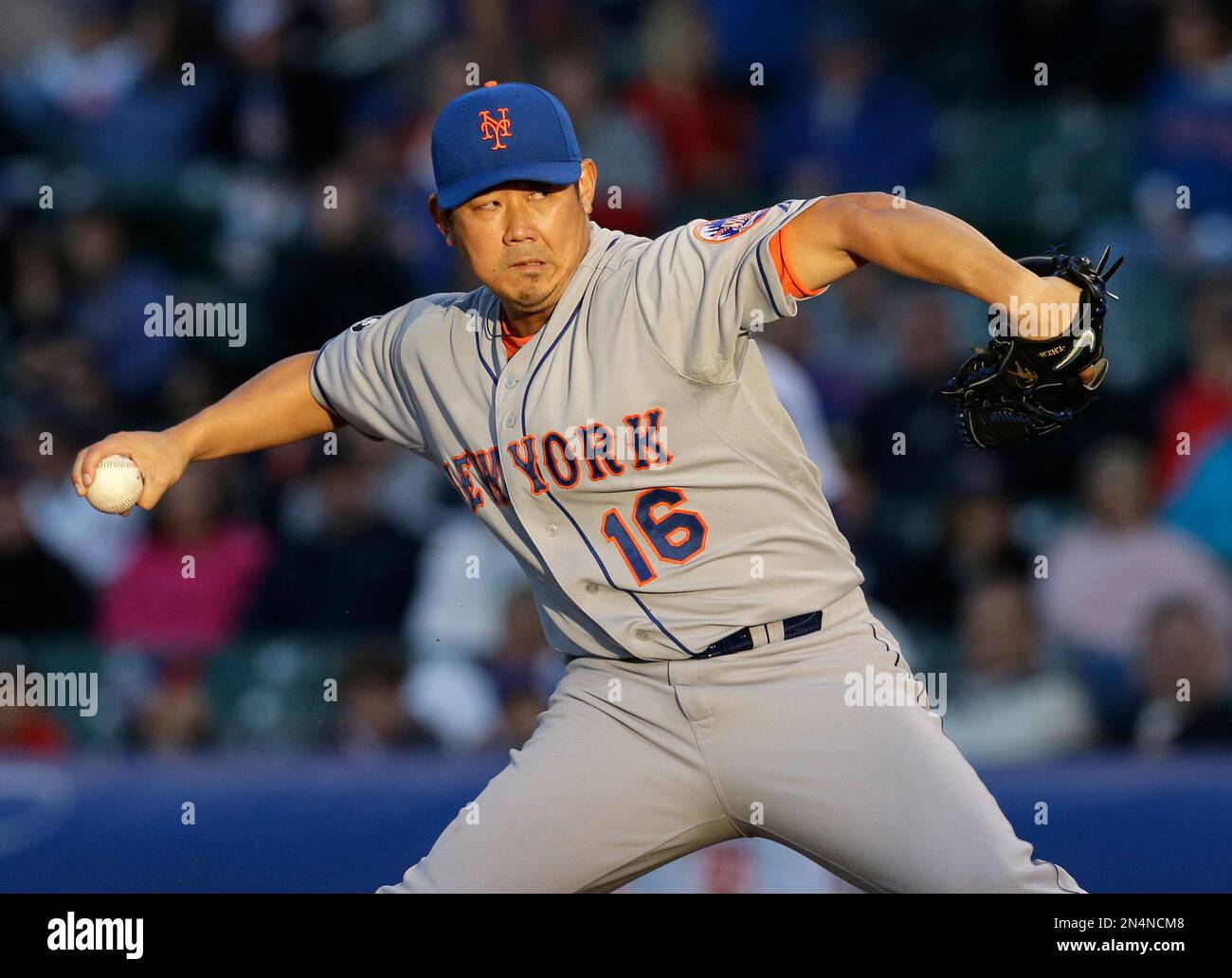 New York Mets starter Daisuke Matsuzaka, of Japan, throws against the ...