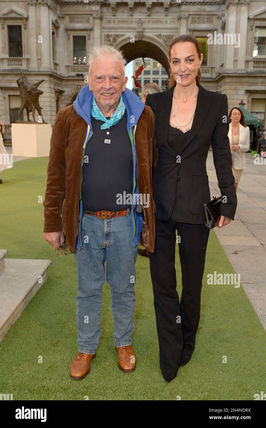 British photographer David Bailey and wife Catherine Dyer attend the ...