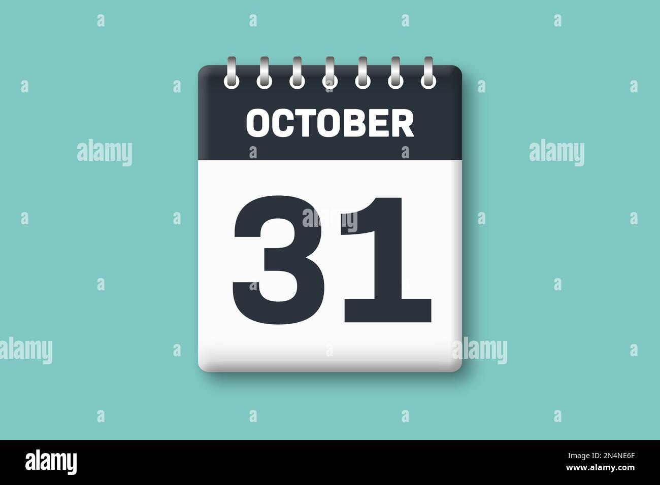 October 31st calendar page hi-res stock photography and images - Alamy