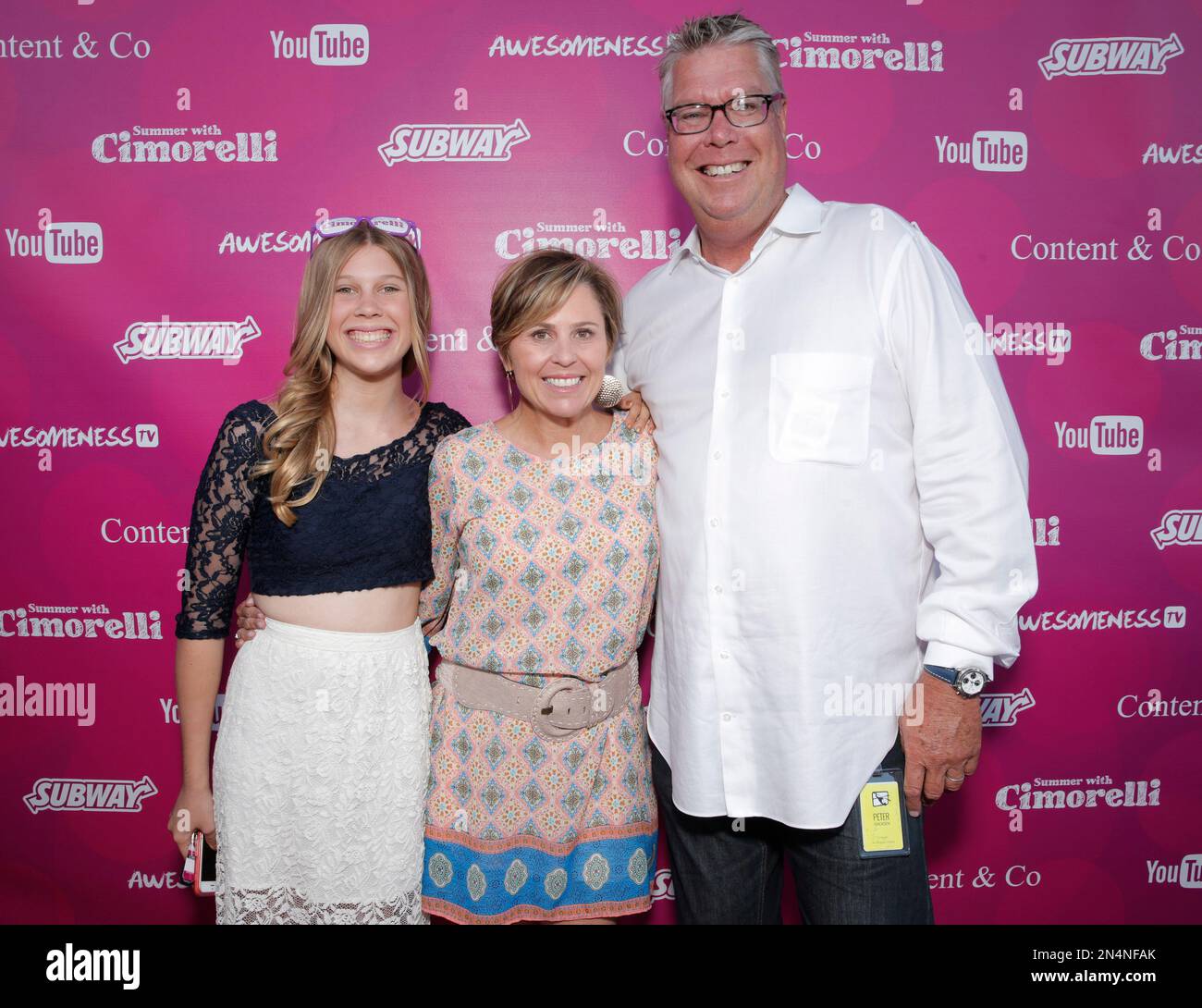 Content & Co Executive Producer Peter Isacksen (right) and family ...