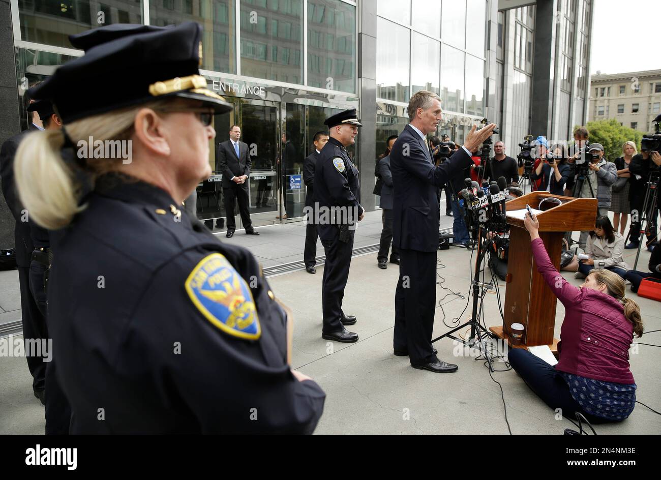 FBI Special Agent in Charge David Johnson, gestures while talking about ...