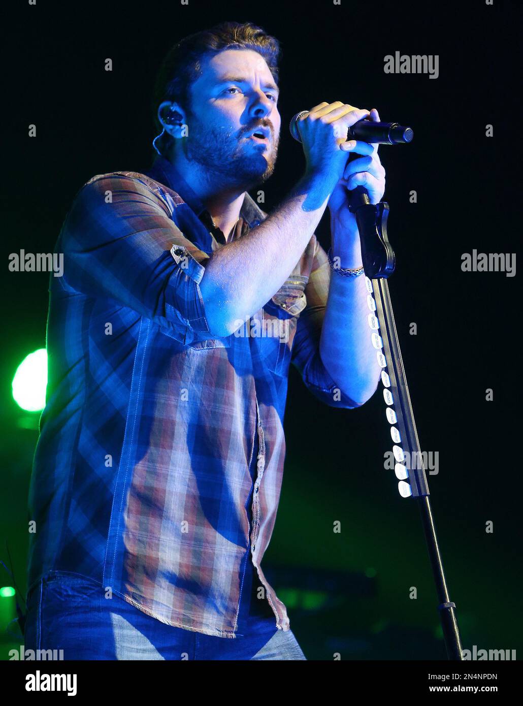 Country music artist Chris Young performs in concert at the American ...