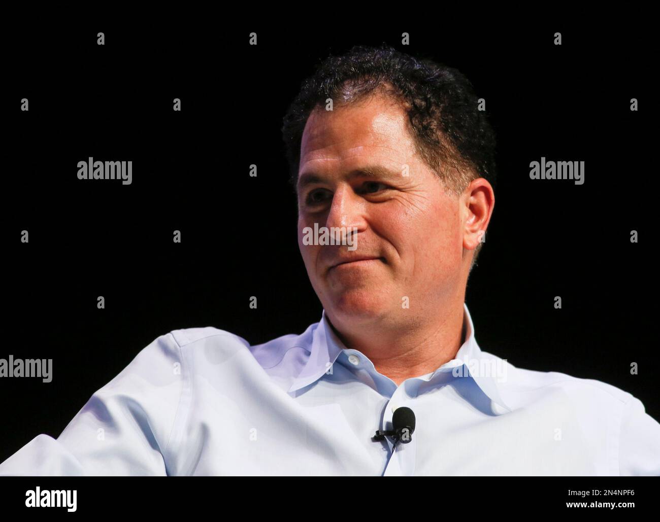 Michael Dell, founder and CEO of Dell, Inc., addresses the fifth annual ...