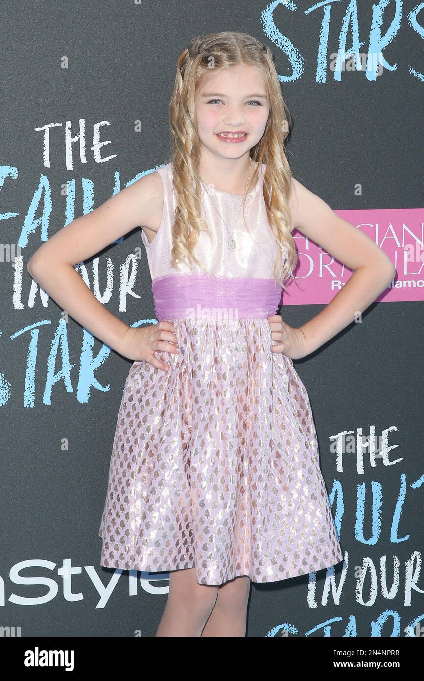 Actress Sophie Guest Attends The Premiere Of 20th Century Foxs The Fault In Our Stars At The