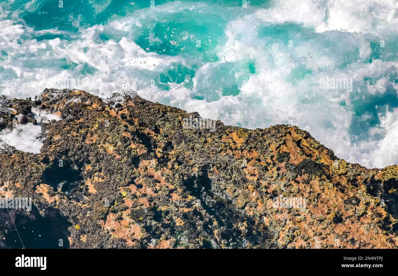 Beautiful rocks cliffs stones and boulders and huge big surfer waves ...
