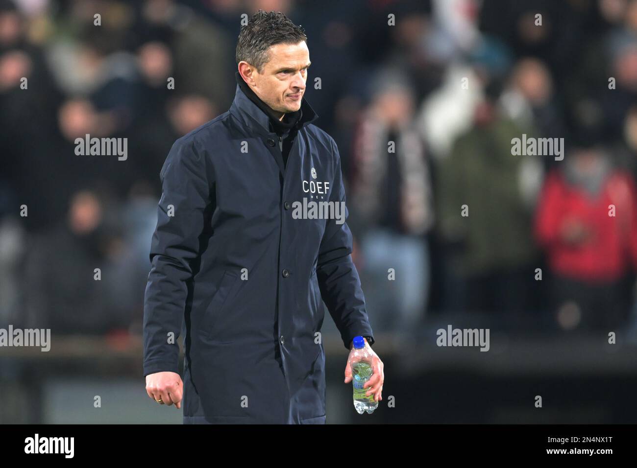 ROTTERDAM - NEC Nijmegen coach Rogier Meijer disappointed during the ...